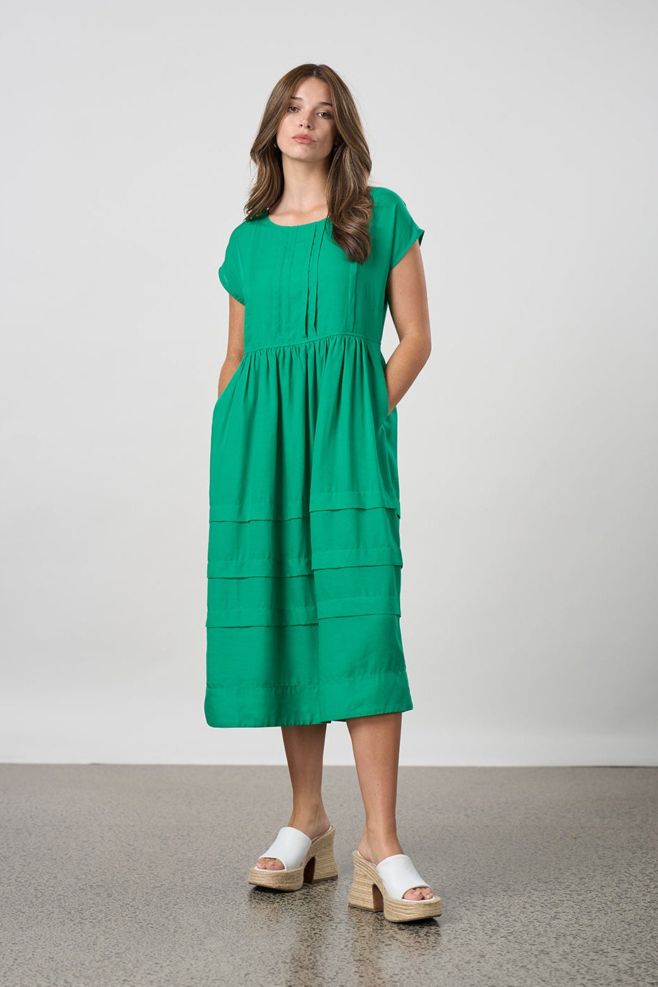 Parallel Dress / Emerald – Stilo Design & Co Ltd